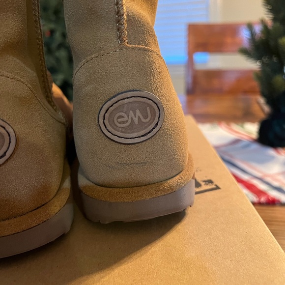 Emu | Shoes | Emu Australia Womens Waterproof Suede Sheepskin Lined ...